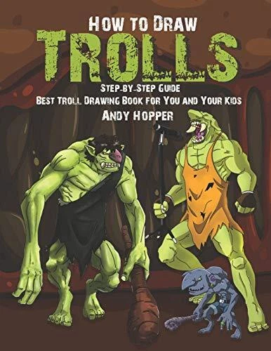 HOW TO DRAW Trolls Step-by-Step Guide: Best Tro. Hopper