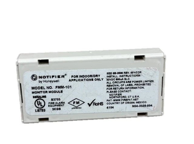 NOTIFIER FMM-101 ADDRESSABLE Mini Monitor Module $40.00 - PicClick