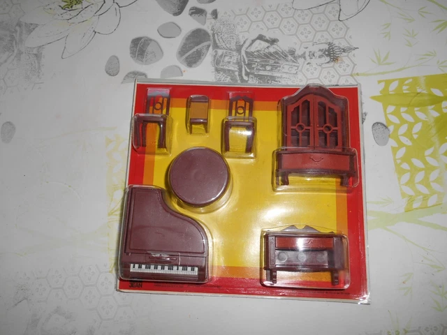 VINTAGE MEUBLE SALON pour maison de poupée an 70 jean hoefler EUR 15,00 - PicClick FR