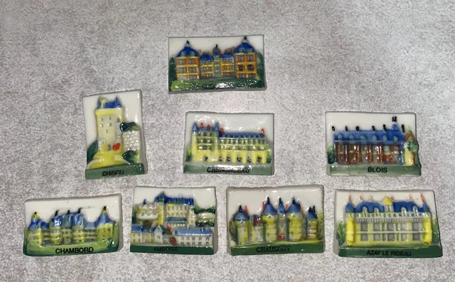 FEVE SERIE COMPLETE 8 Feves "Chateaux De La Loire" 1994 EUR 6,99 - PicClick FR