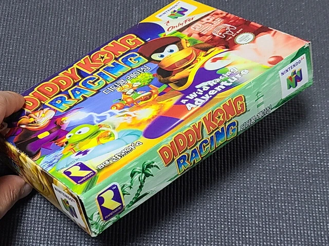 HYUNDAI NINTENDO COMBOY 64 Diddy Kong Racing Retro Game Korean Version ...
