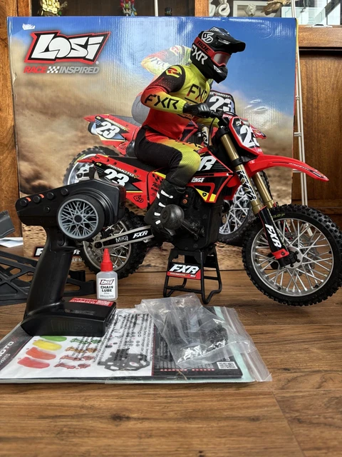 LOSI PROMOTO-MX 1/4 RC Motorcycle RTR, FXR (Red) £414.68 - PicClick UK