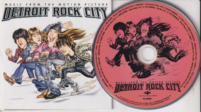 DETROIT ROCK CITY Original Movie Soundtrack (CD 1999) 15 Songs KISS VAN ...