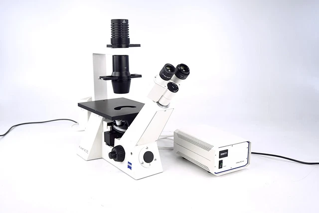ZEISS AXIOVERT 40 Inverted Fluorescence Microscope Invers Fluoreszenz ...
