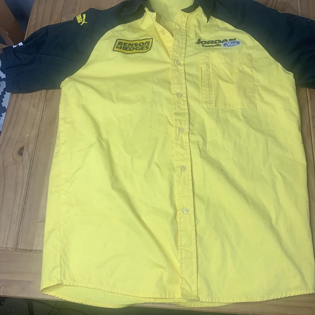 VINTAGE JORDAN F1 benson & hedges puma sponsored pit crew shirt size ...