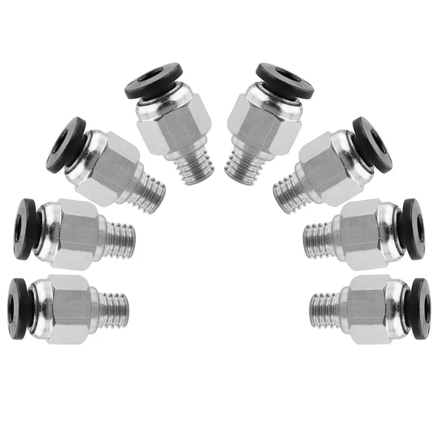 PC4-M6 STECKER, PC4-M6 Connector, PC4-M6 Pneumatischer Anschluss, PC4-M6 Pneumat EUR 21,99 ...