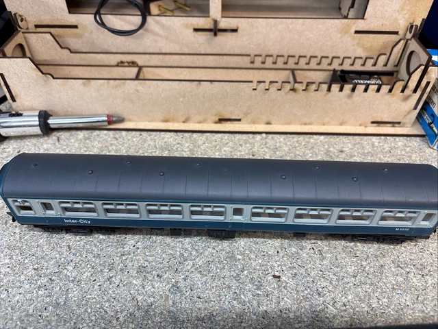 HORNBY BR MK2 TSO Tourist Standard Open Coach M5232 BR Blue / Grey R417 ...