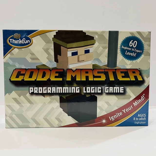 THINKFUN CODE MASTER Programming Logic Minecraft Board Game Age 8+ One ...