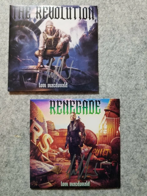 TOM MACDONALD SIGNED CD's Renegade & Revolution 2022 $59.00 - PicClick CA