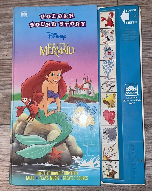 DISNEY THE LITTLE Mermaid Golden Sound Story Book, 1991 £7.59 - PicClick UK