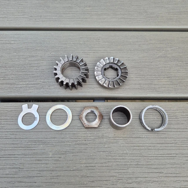 ORIGINAL PRE UNIT Triumph gearbox kickstart ratchet set complete 500 ...