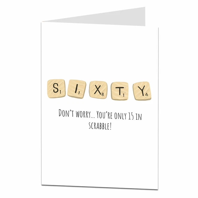 Funny 60th Birthday Card For Men Women Him Her Mum Dad Husband Wife £3