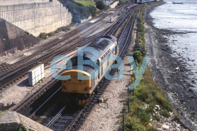 35MM RAILWAY SLIDE of Class 37 37215 @ Laira Junction Copyright to ...