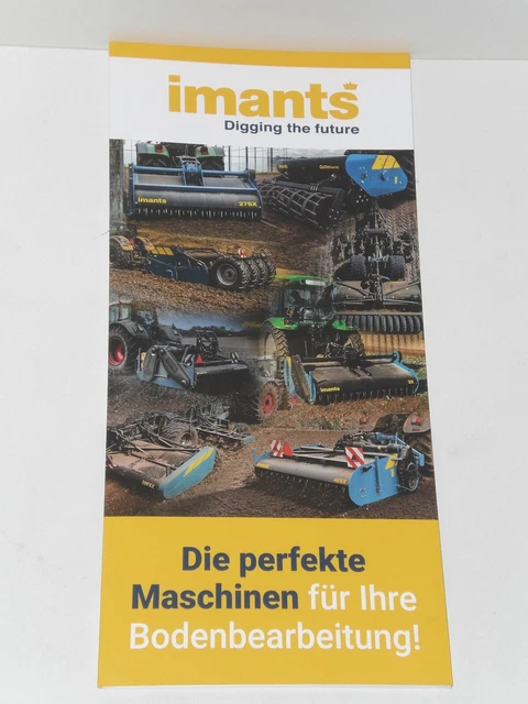 IMANTS SPATENMASCHINEN, TIEFENLOCKERER Prospekt von 2022 ( 5392 ) EUR 3 ...