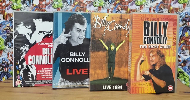 BILLY CONNOLLY : Original VHS Cassette Bundle £19.99 - PicClick UK