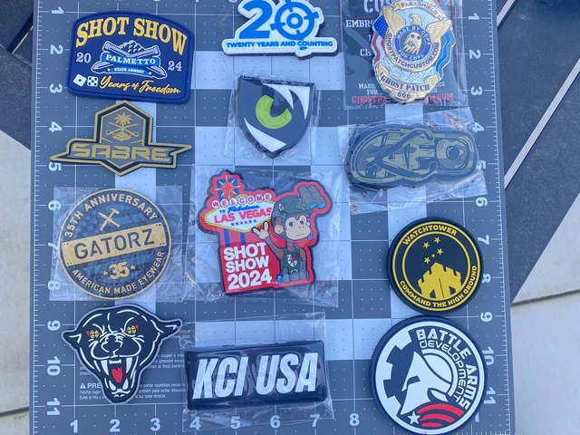 TACTICAL PATCH 2024 SHOT SHOW 2024 Las Vegas Patch Lot Rare Gun Patch £ ...