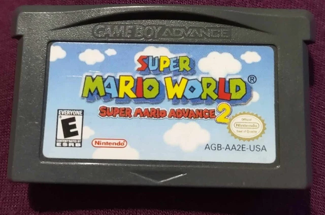 SUPER MARIO WORLD Super Mario Advanced 2 GBA jeu authentique Gameboy ...