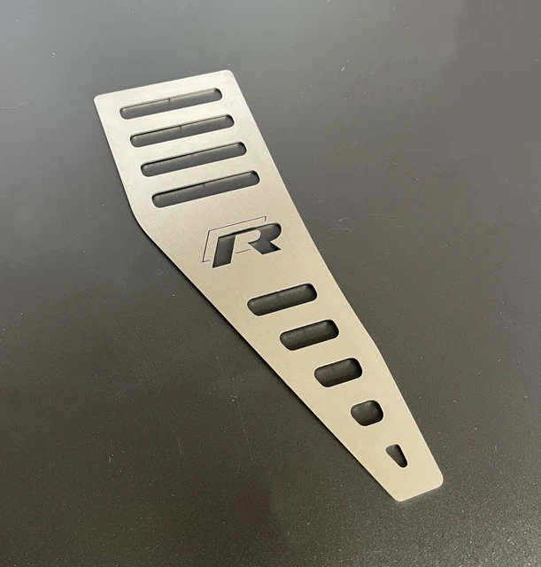 VW PASSAT B8 R R-Line Interior Footrest Plate Brushed Stainless Upgrade ...