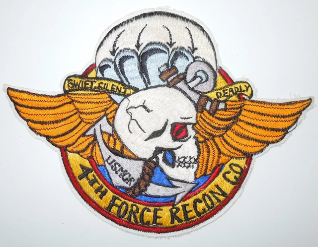 ORIGINAL USMC VIETNAM War 4th Force Recon Co. Patch J18 EUR 119,08 - PicClick DE