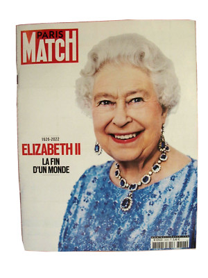 PARIS MATCH N° 3828 du 15/09/2022- 1926-2022 Elizabeth II la fin d'un ...