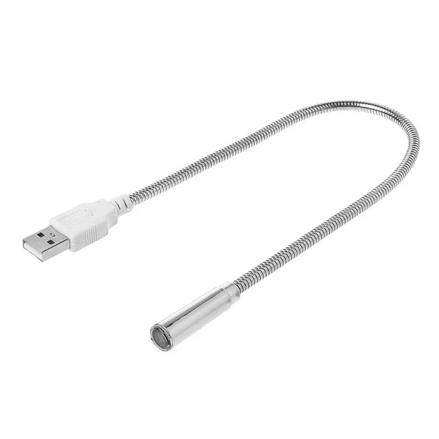 RECHARGEABLE USB FLEXIBLE Night Light Adjustable Hose for Computer ...