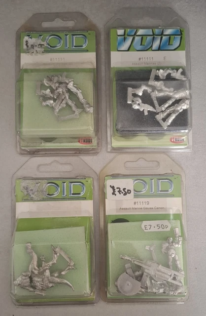 I-KORE VOID VIRIDIAN Assault Marines × 4, Gauss Canon,Maximillian ...
