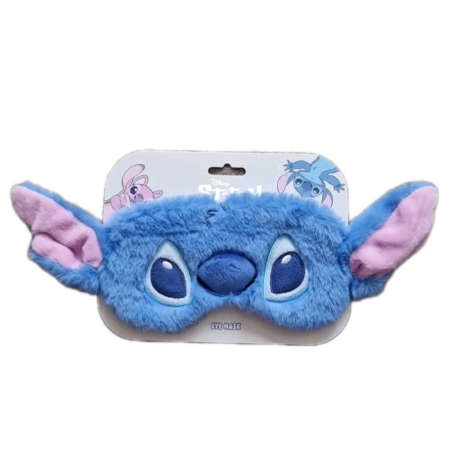 DISNEY STITCH EYE Mask Fluffy Blue & Purple £4.99 - PicClick UK