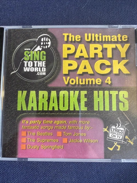 SING TO THE World The Ultimate Party Pack Vol. 4 Karaoke Disc STTW1161 £1.00 - PicClick UK