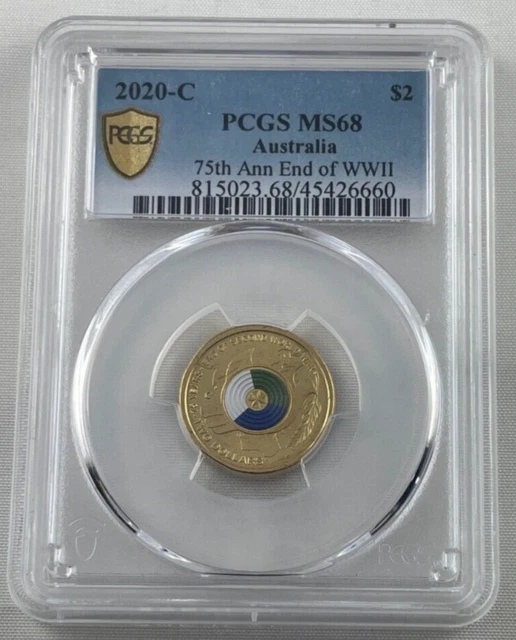 2020 $2 'C' Mintmark 75th Anniversary End of WWII - PCGS MS68 - Amazing - $175.00 - PicClick AU