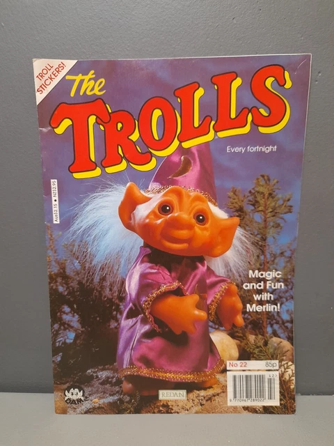 RETRO MERLIN TROLLS Magazine The Trolls Vintage Comic Redan DAM Issue ...