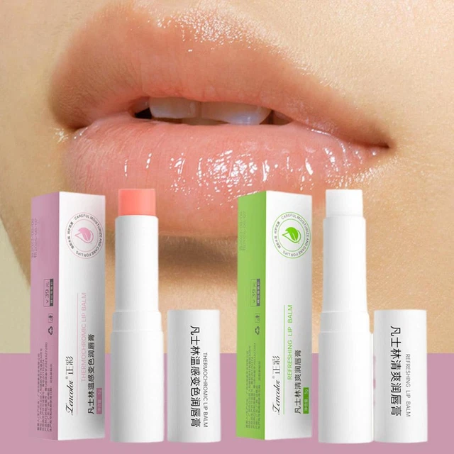 MOISTURIZING LIP BALM Lipstick Non-Stick Anti-cracking Lasting Color ...