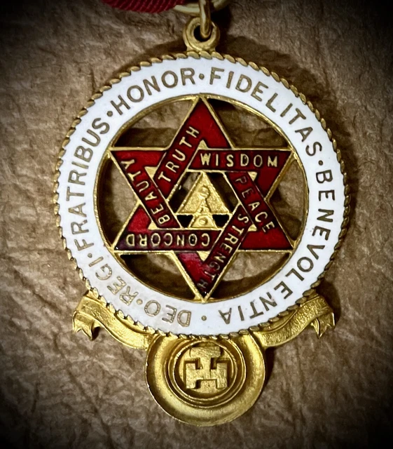 VINTAGE MASONIC ROYAL Arch Jewel / Medal * North Star Chapter #2 ...