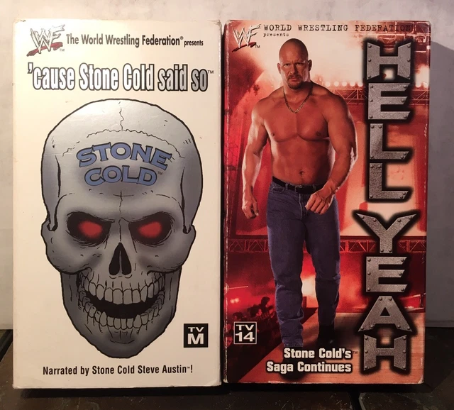 WWF CAUSE STONE Cold Said So And He’ll Yeah Steve Austin VHS 1998 And ...