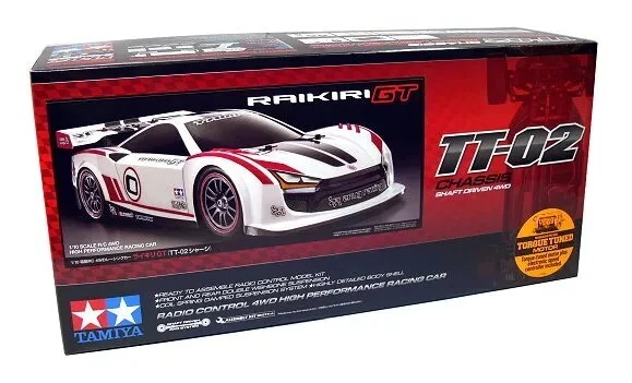 TAMIYA 58626 1:10 R/C Raikiri GT TT-02 RC Model Kit Torque Tuned MOTOR+ ...
