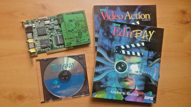 VINTAGE DPS EDITBAY Windows Video Capture & Editing Card, Software ...