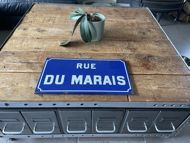 PLAQUE DE RUE émaillée ancienne EUR 80,00 - PicClick FR