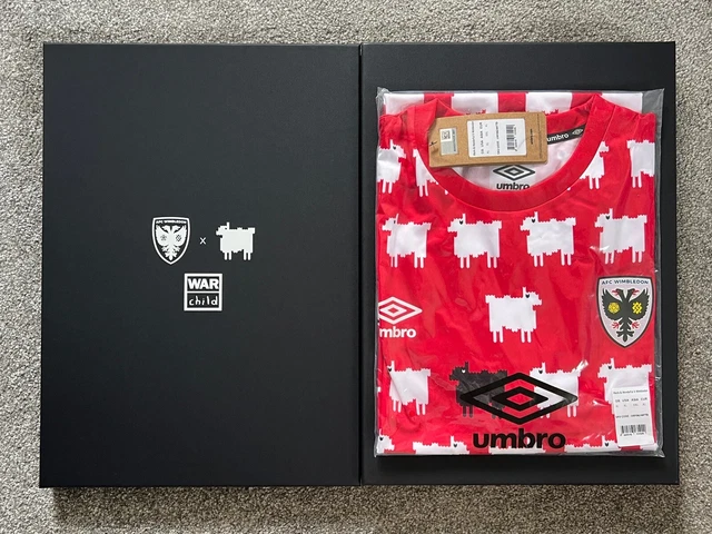 AFC WIMBLEDON WAR Child Black Sheep Shirt Special Edition Box XL Princess Diana £99.99 - PicClick UK