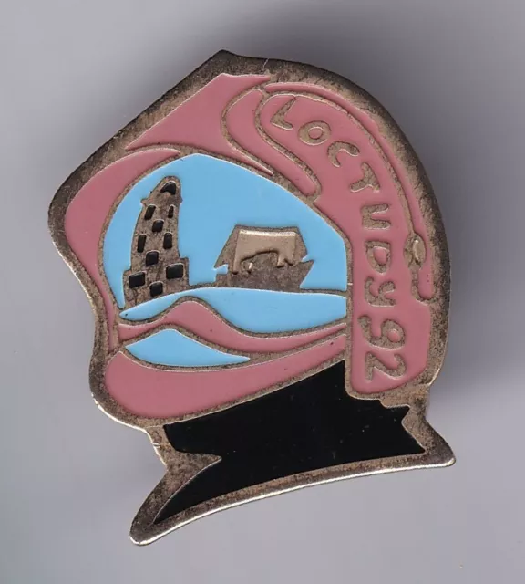 RARE PINS PIN'S .. Pompier Fire Caserne Casque Phare Lighthouse Loctudy ... RARE PINS PIN'S .. Pompier Fire Caserne Casque Phare Lighthouse Loctudy ...