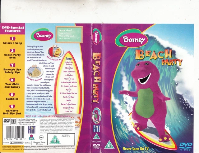 BARNEY - BEACH Party [2002] [DVD] £3.22 - PicClick UK