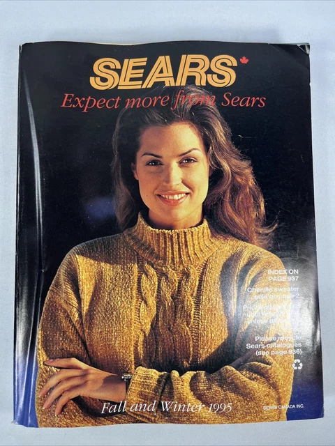 SEARS FALL & Winter Cataloge 1995 Magazine Shopping Fashion Cindy ...