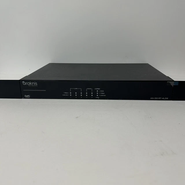 ARAKNIS NETWORKS AN-310-RT-4L2W Dual WAN Gigabit VPN Firewall Router ...