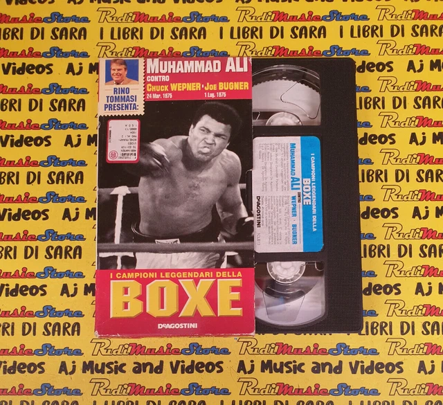 VHS CARTONATA I CAMPIONI LEGGENDARI DELLA BOXE ALI CONTRO WEPNER BUGNER ...