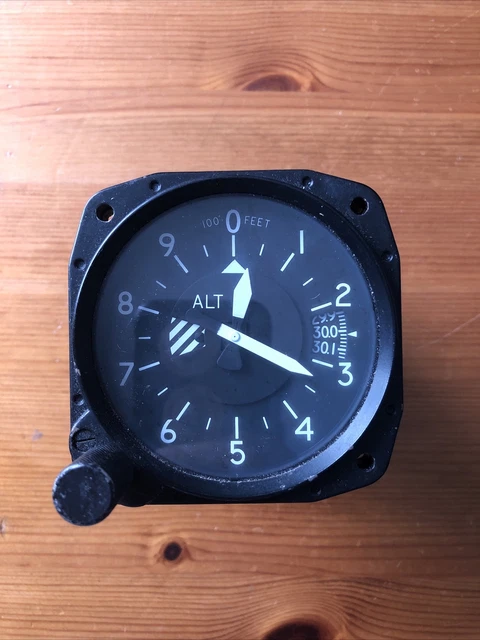AIRCRAFT ALTIMETER INSTRUMENT/GAUGE, Cockpit, Aviation, Cessna £33.33 ...