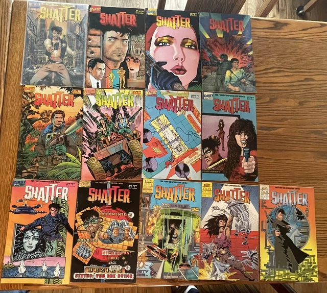 13 SHATTER FIRST Comics Deluxe Series (1985-1986) ""Primo fumetto ...