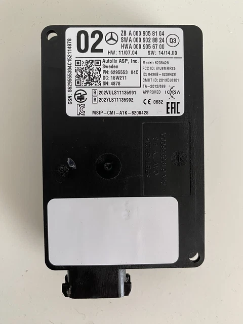A0009058104 ORIGINAL MERCEDES Benz Radarsensor Sensor TWA EUR 300,00 ...