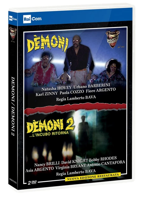 DEMONI + DEMONI 2 (DVD) Urbano Barberini Natasha Hovey Karl Zinny Nancy ...
