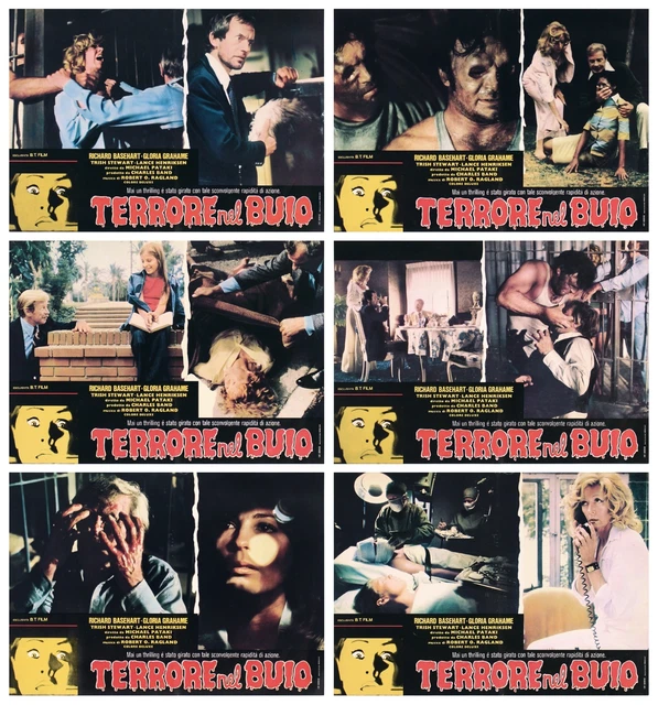 TERRORE NEL BUIO Fotobuste 6 Pz. Horror Eyes Of The Living Dead 1976 ...