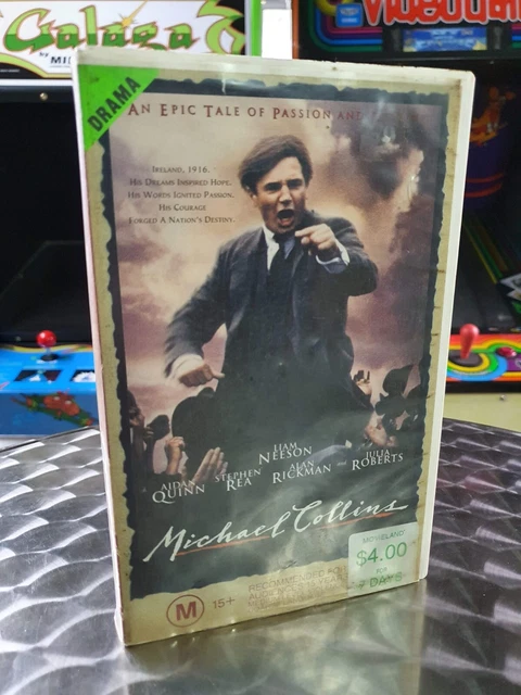 MICHAEL COLLINS - VHS Movie - Video Tape - Big Box Ex Rental £3.42 ...
