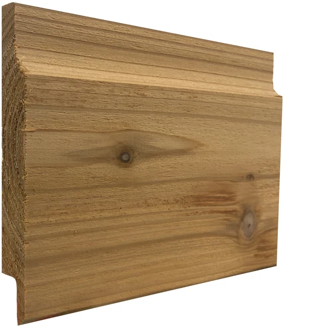 WESTERN RED CEDAR Shiplap Cladding 145mmx19mm Timber Boards Various ...