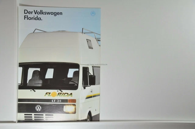 VW VOLKSWAGEN LT 31 Wohnmobil Florida Prospekt 01/1990 EUR 12,99 - PicClick DE